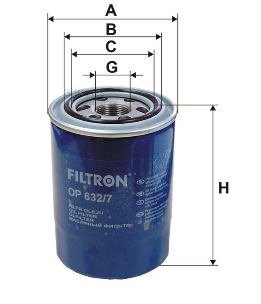FILTRON OP 632/7 Фильтр масляный