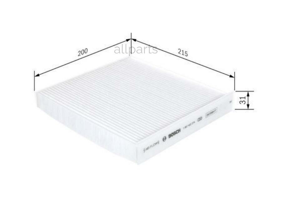 BOSCH 1987432274 фильтр салона!\ Ford Transit 2.0-3.2TDCI 06>