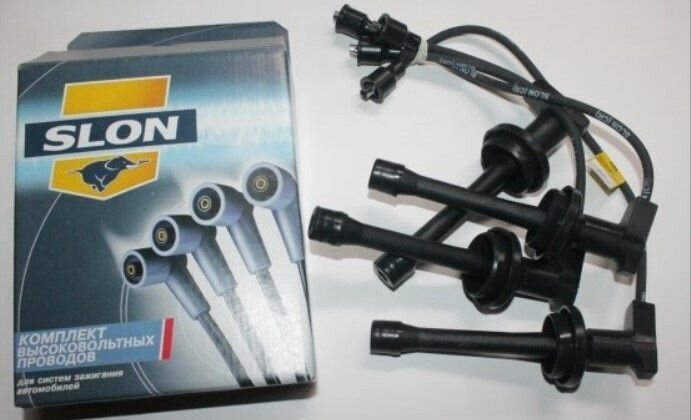 Высоковольтные провода зажигания для УАЗ с двигателем ЗМЗ-409 и его модификации (УАЗ-315195 Хантер, УАЗ-3741, УАЗ-3360, УАЗ-3362 Симбир, УАЗ-3163 Patriot ). С наконечником Slon