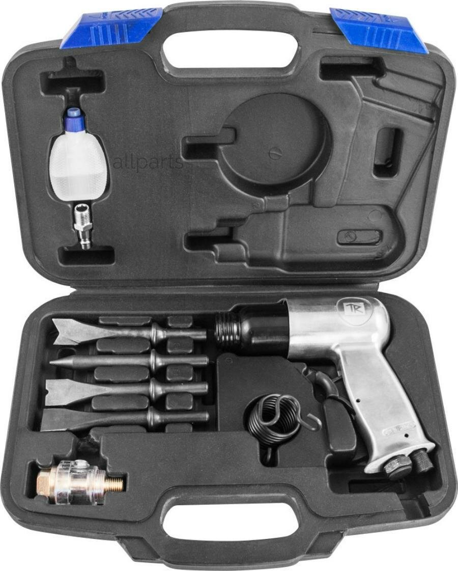 THORVIK AHK9150 Молоток пневматический 150 мм в наборе с насадками, 9 предметов THORVIK AHK9150