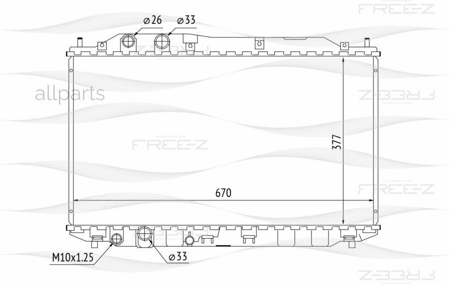 FREE-Z KK0248 Радиатор