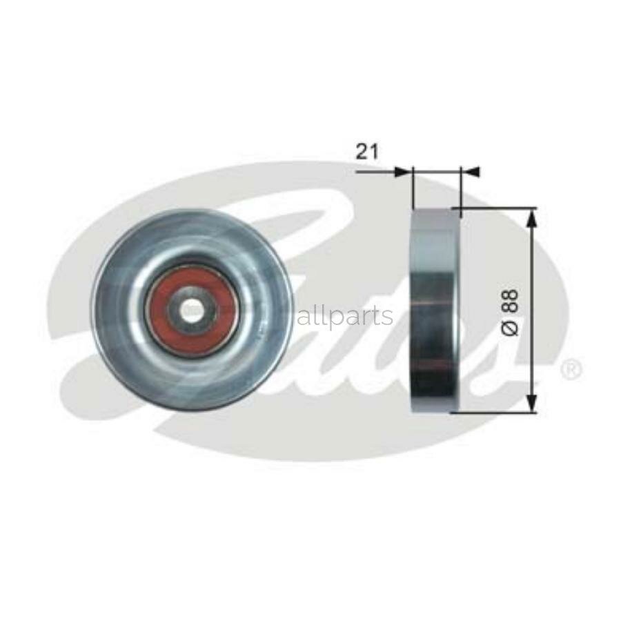 GATES T36395 Ролик натяжителя полик. ремня 7803-21495
