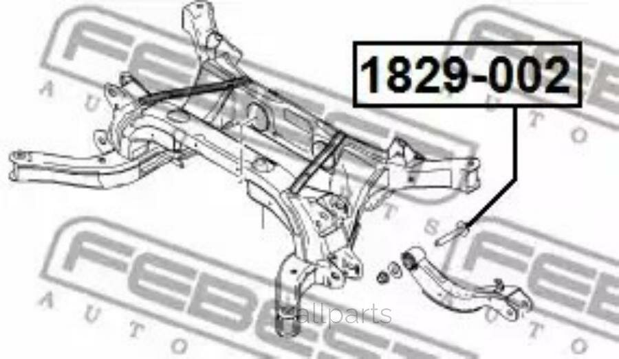 FEBEST 1829-002 болт С эксцентриком OPEL ANTARA - ALL YEARS [GMIO]