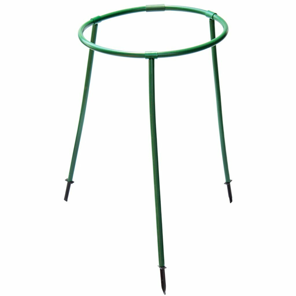 Опора кустодержатель Роза, 48х70 см, черная, пластик, Россия