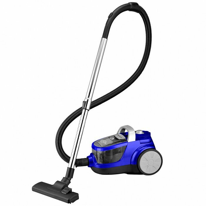Пылесос Delta Lux DL-0836 с системой фильтрации "Супер-циклон", синий
