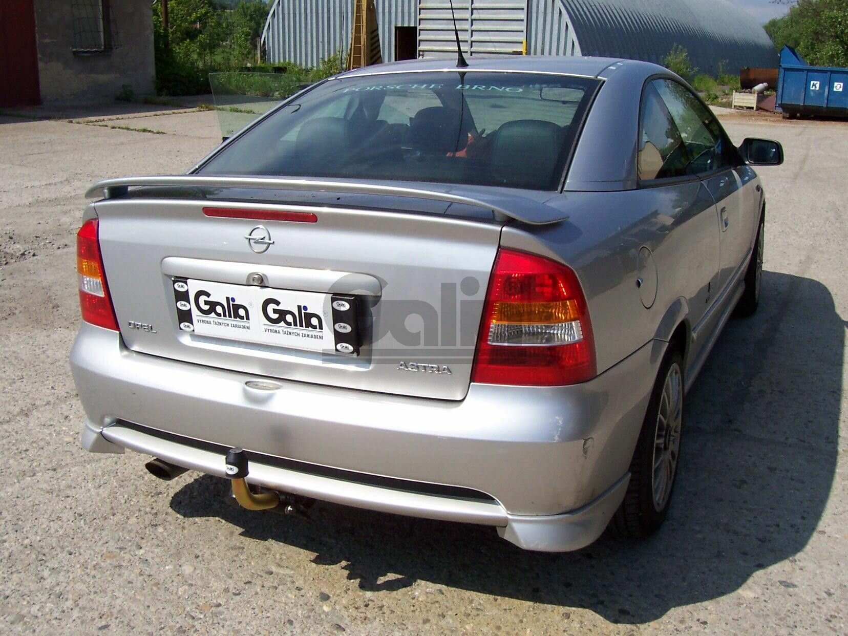 Оцинкованный фаркоп на Opel Astra G седан 1998-2004, Chevrolet Viva 2004-2008 (без электрики), Galia O007A