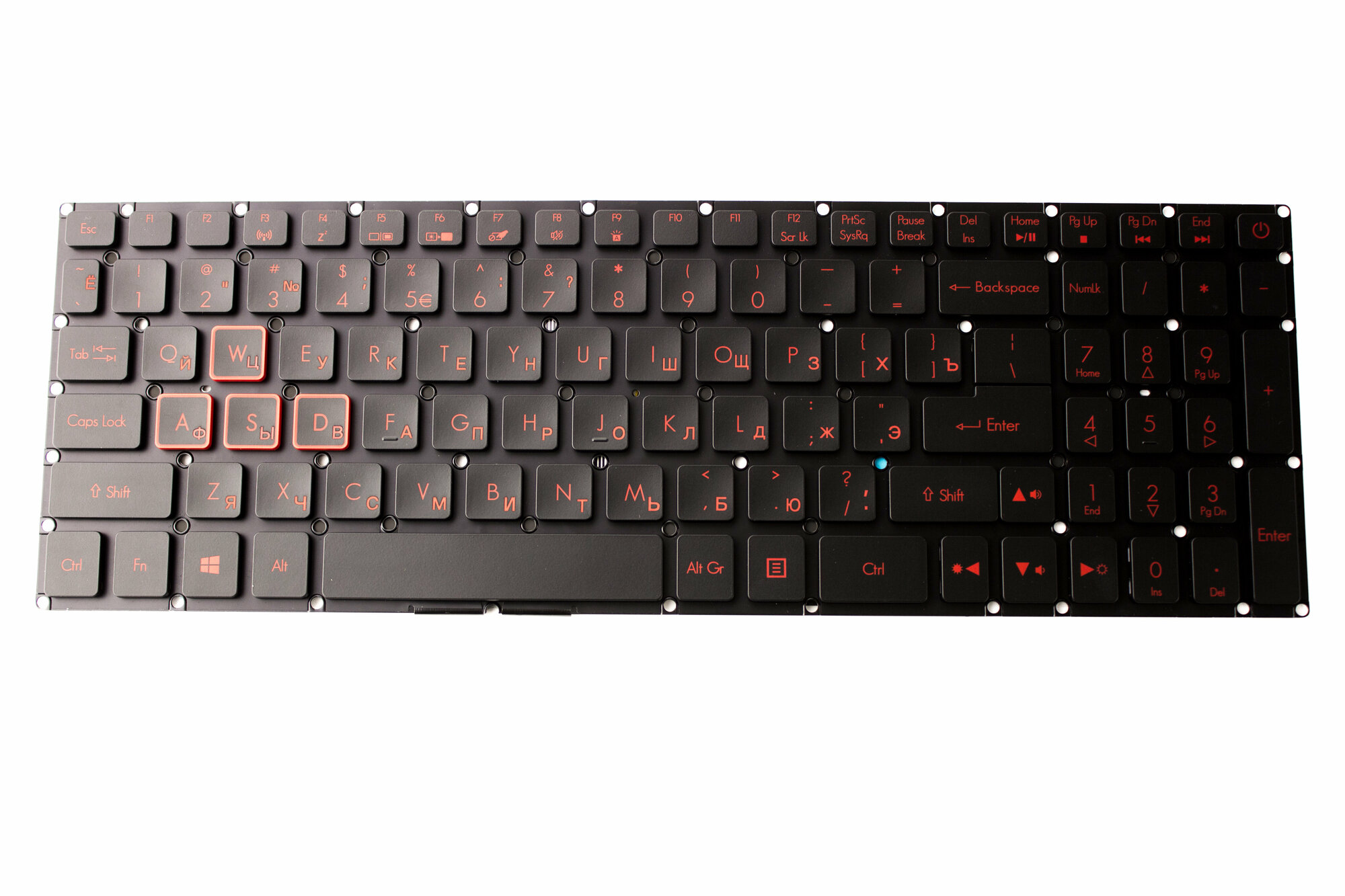 Клавиатура для ноутбука Acer Nitro AN515-51-70V4 с подсветкой
