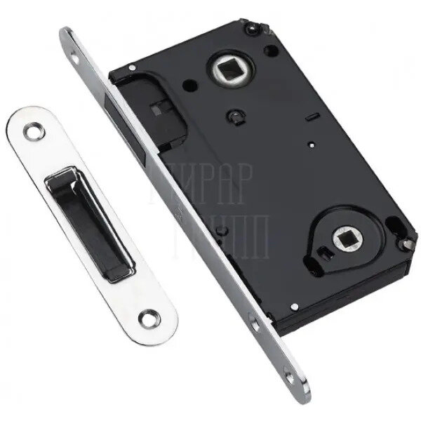 Замок межкомнатный санузловый WC магнитный ADDEN BAU WC MAG 5090 полированный хром