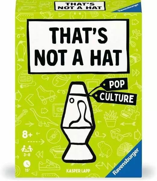 Настольная игра Ravensburger That's Not A Hat. Pop culture (Это не шляпа. Поп культура), арт.22589