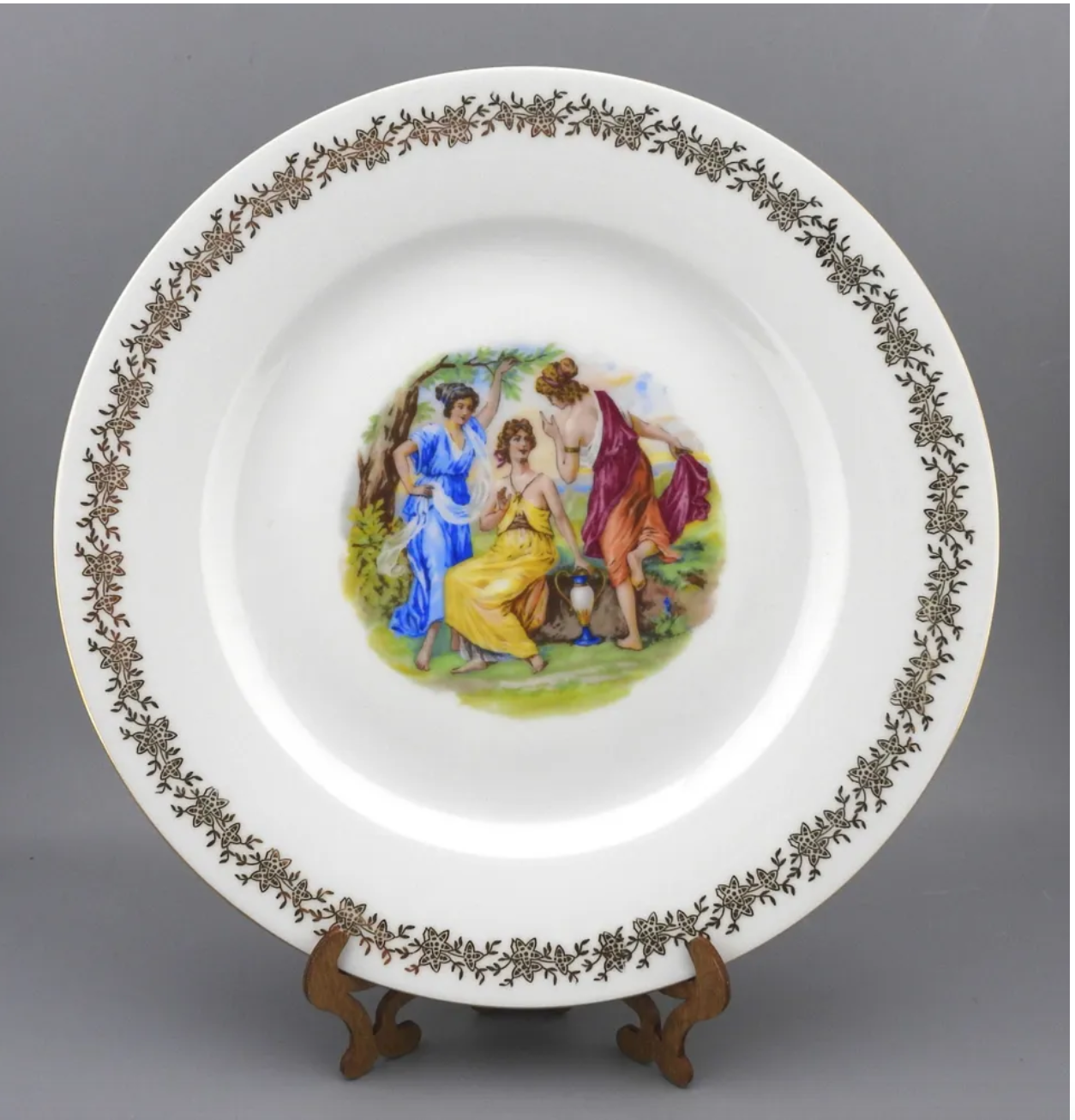 Тарелка мадонна 25 см MZ Чехословакия Богемия 1990-е гг