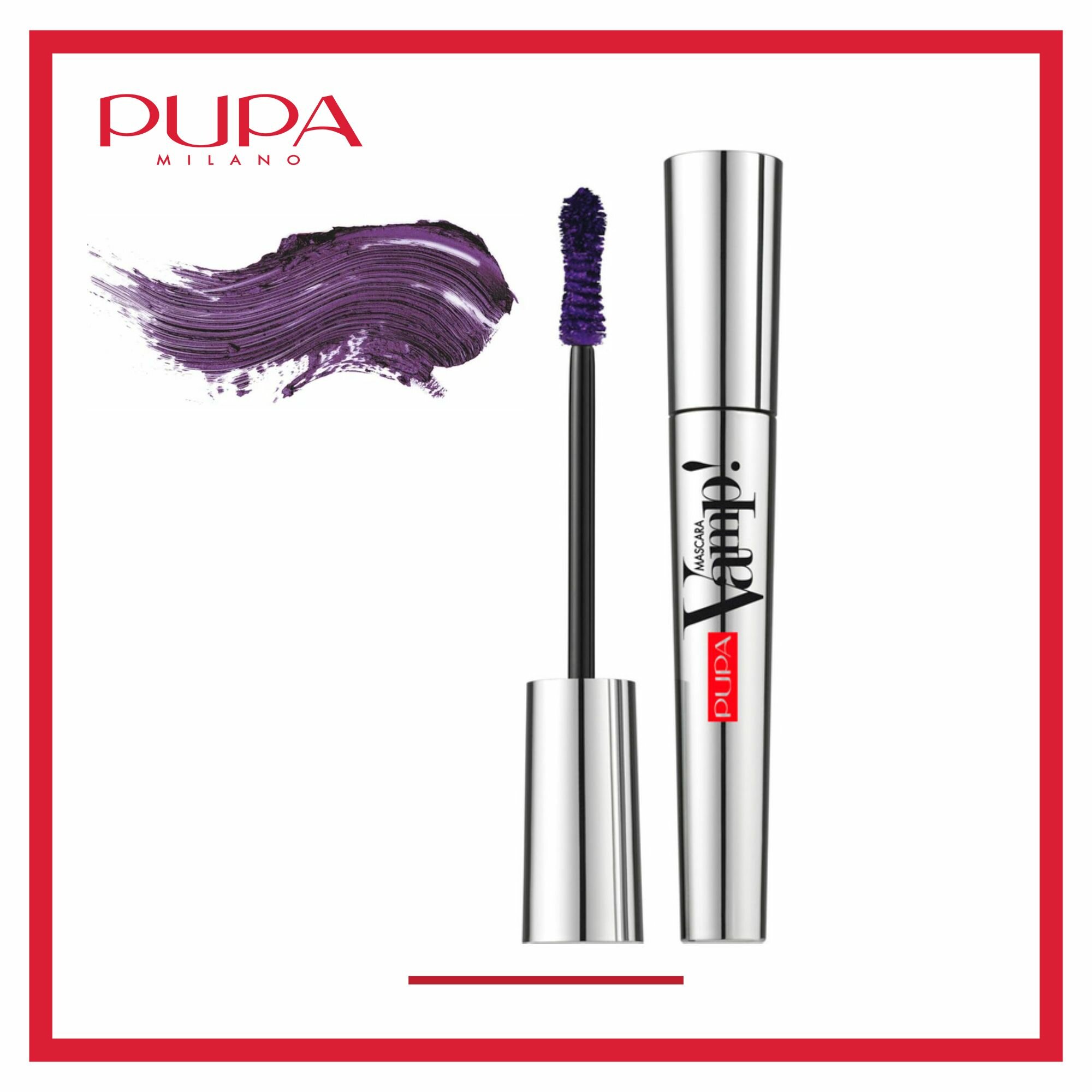 PUPA Тушь с эффектом огромных ресниц VAMP №400, фиолетовый