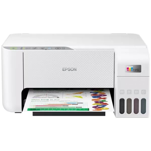 МФУ струйный Epson L3256 (C11CJ67411/421/504/524/516/519) A4 WiFi белый