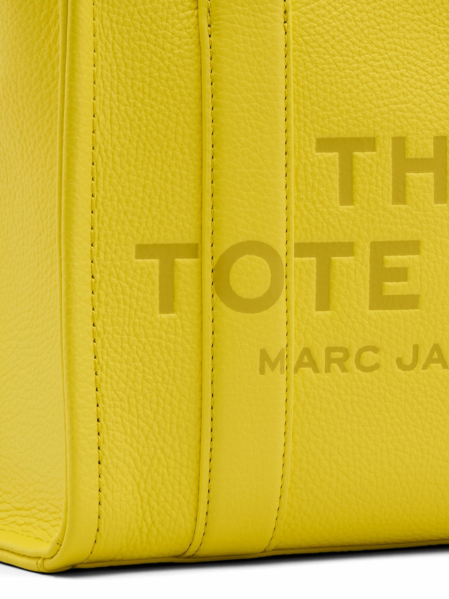 Сумка MARC JACOBS The Leather Small Tote, Желтый — фото 1