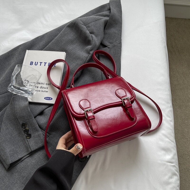 Сумка-рюкзак Tianyun Wing Color, женская, искусственная кожа, красная