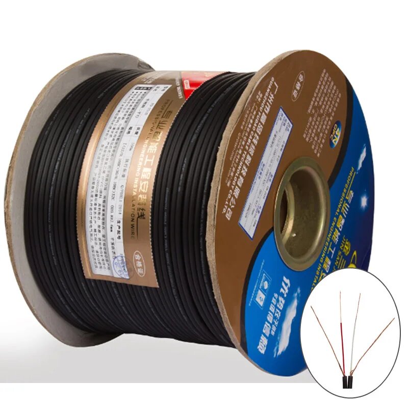 Digizulu аудиокабель RCA-RCA медный 251A Black, 5м