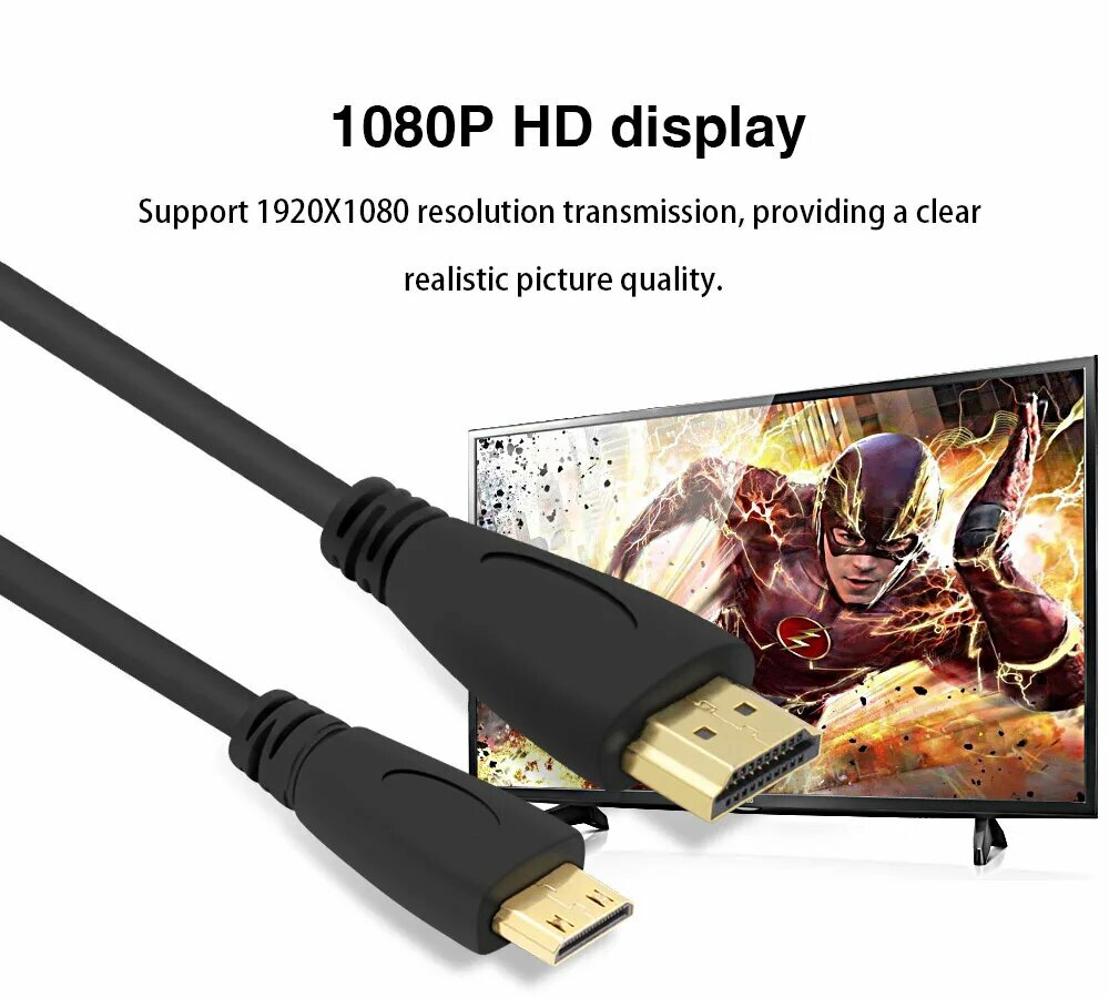 Кабель HDMI mini-HDMI, 1m — фото 1