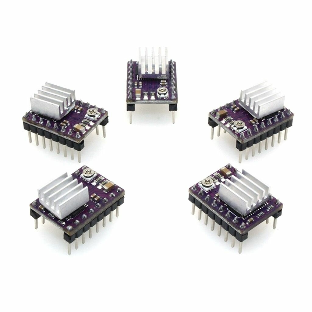 1 комплект из 5 драйверов шагового двигателя DRV8825
