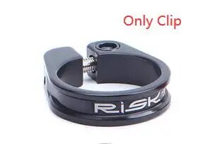 Хомут подседельный RISK K87 31.8/34.9 мм черный Черный, 34.9mm BLKClip