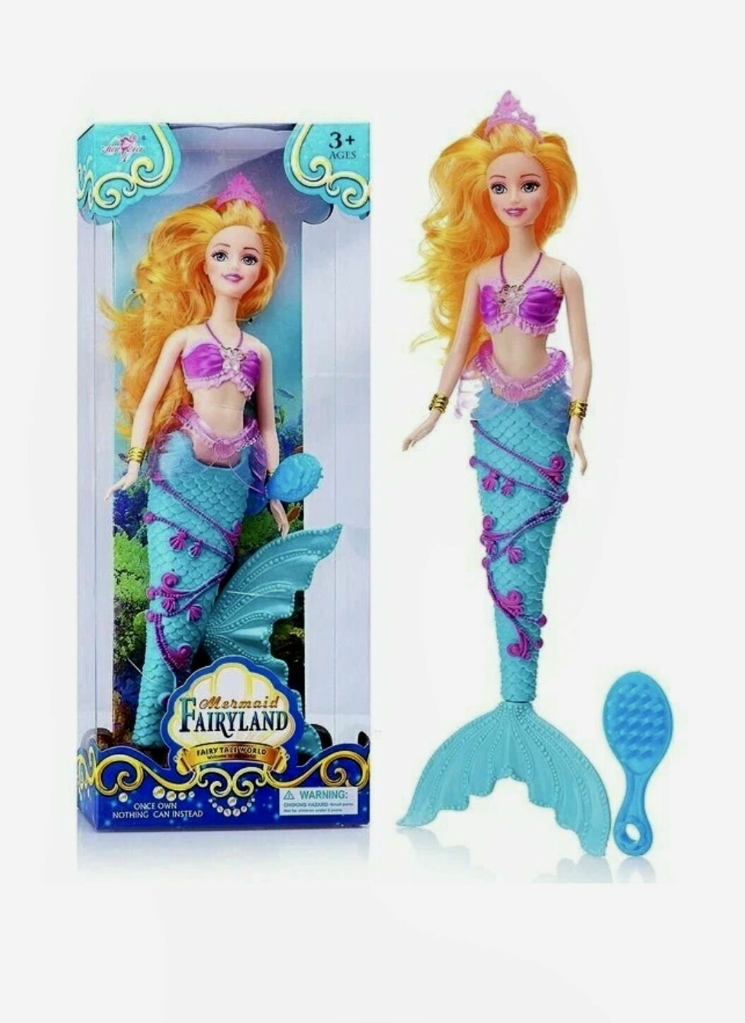 Кукла Русалочка в коробке