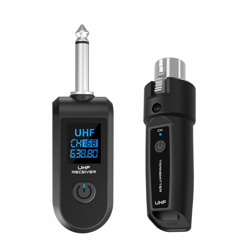 Аудио-Беспроводная микрофонная система с проводным преобразованием динамической катушки - один в