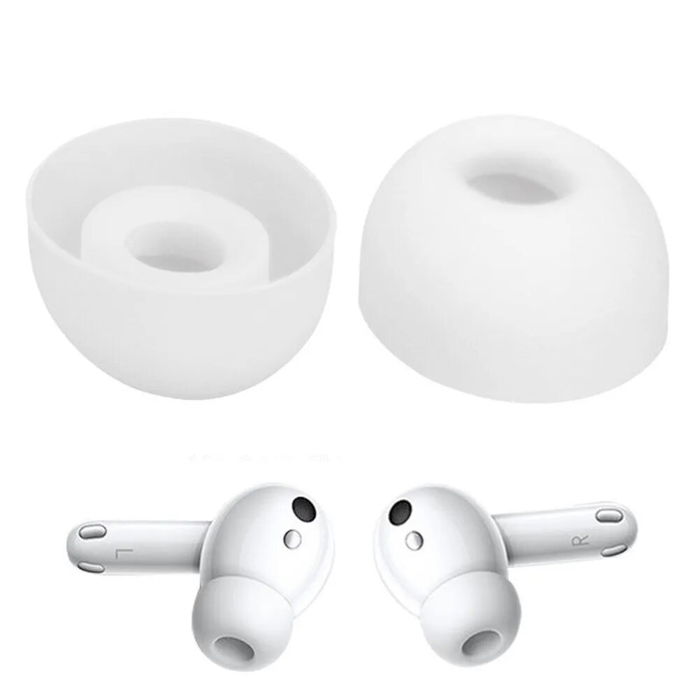 6 пар силиконовых амбушюр для наушников Honor 3Pro белый