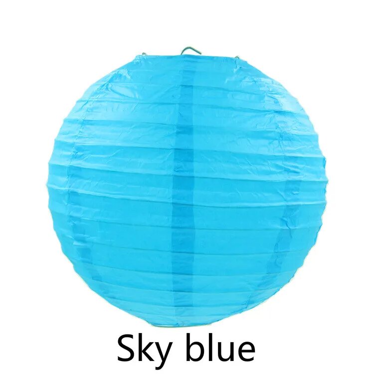 Бумажный фонарь Sky blue 20 см (8 дюймов)
