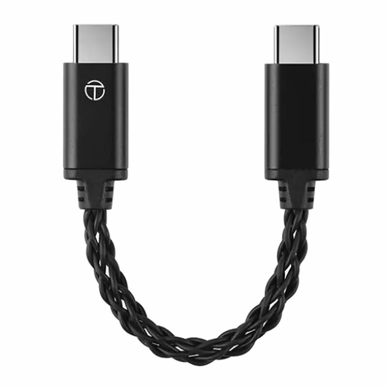 TRN TO Type C To Type C DAC Amp Кабель для обновления Hi-Fi-адаптера Усилитель для наушников 8-жильный посеребренный провод для телефона TRN TE PRO