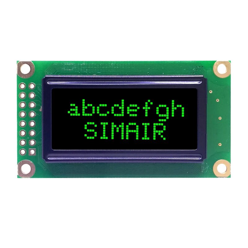 OLED дисплей SPI Green 8x2 SMR0802-A