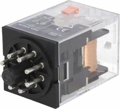 Реле OMRON MKS2P DC24 электромагнитное, DPDT, Uобмотки 24ВDC, 10A/250ВAC, 10А, 1 шт