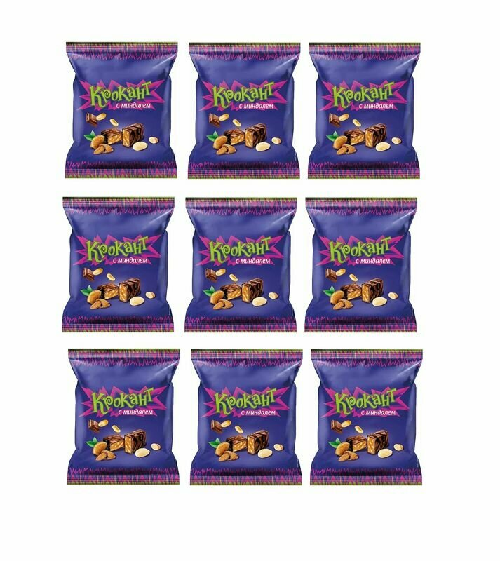 KDV Конфеты Крокант, 180 гр, 9 уп.