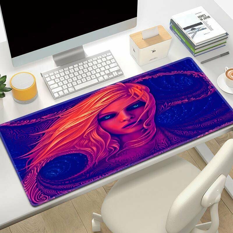 Коврик для мыши Liangcaida B30-Fantasy Girl Works, нескользящий, 1000x500 мм