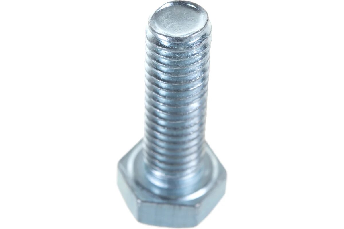 Европартнер Болт с ШГ DIN933 с полной резьбой Zn 8 х 25 мм, 12 шт, код 2 0339