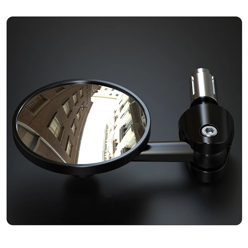 Мото зеркало круглое, Convex-Mirror, 7/8"