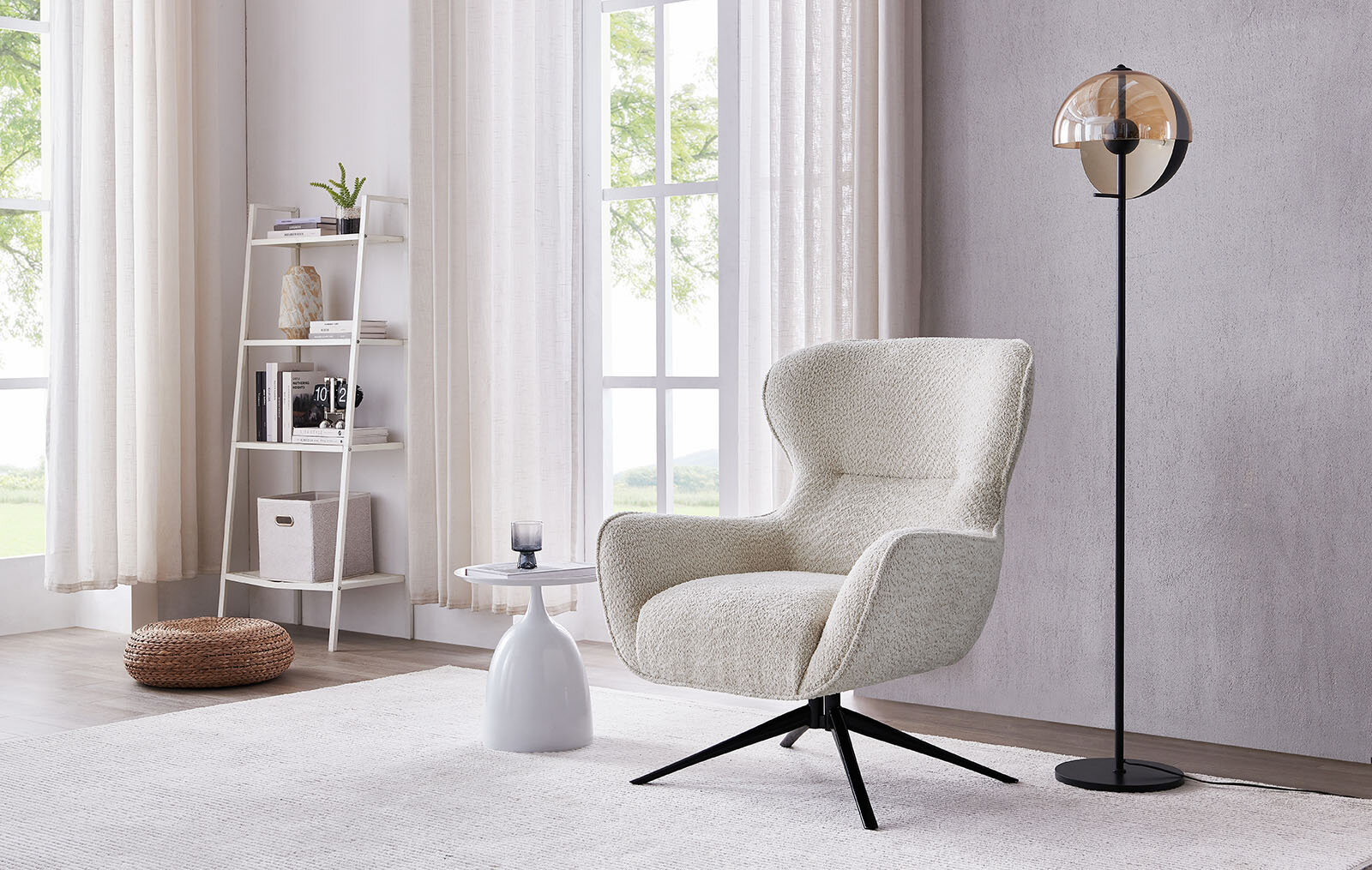 Кресло Sebastian, кремовый