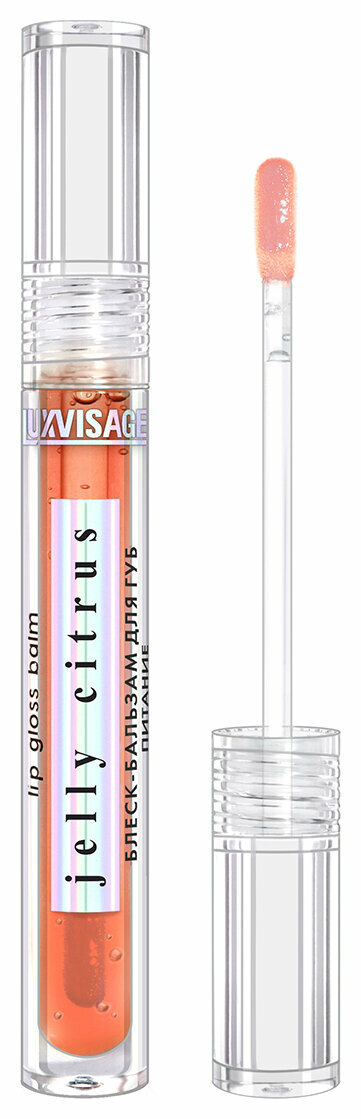 Блеск для губ Luxvisage Блеск-бальзам для губ Питание Jelly Citrus - Белорусская косметика
