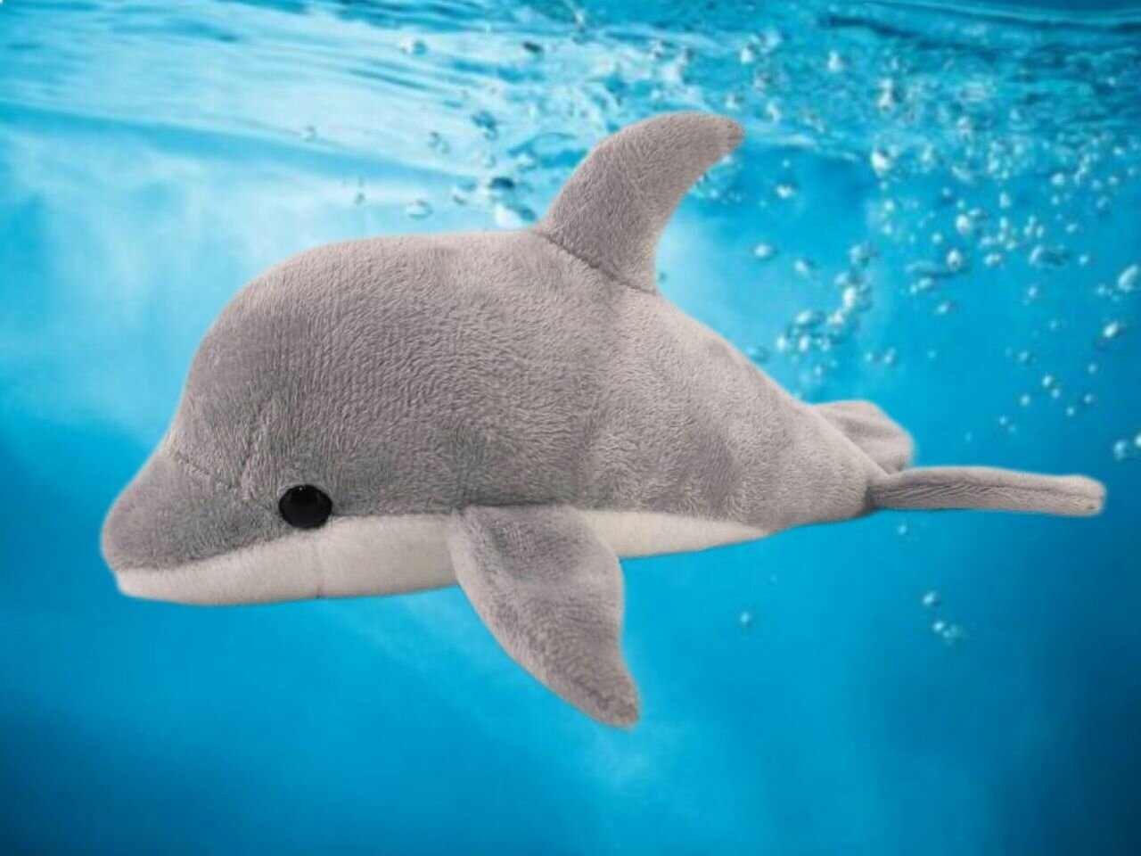 Мягкая игрушка Дельфин кит 23 см