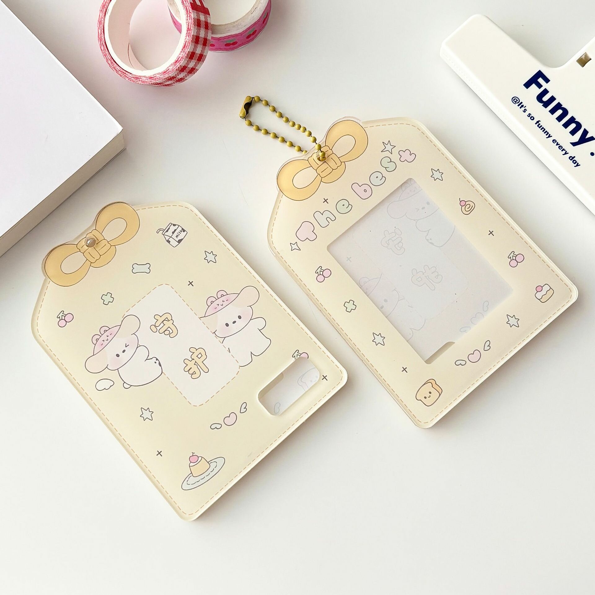 Держатель для карт "Щенок клевера", желтый