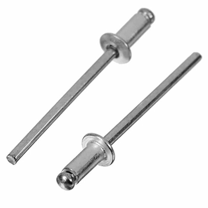 Заклёпки вытяжные PRAKTISCHE TOOLS, алюминий-сталь, 4.8 х 8 мм, 500 шт