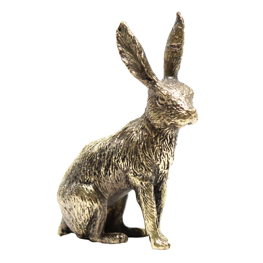 Фигурка из бронзы ручной работы "Заяц Винки"