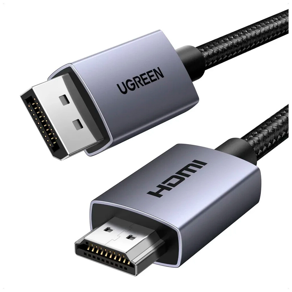 Кабель UGREEN DP125 (35841) DP - HDMI 4K@30Hz - 1,5 м
