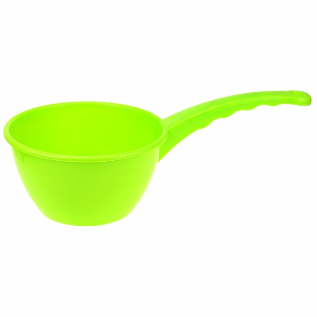 Ковш Liveingreen Пластмассовый, 2 л, 35х18,2х10 см, цвет Салатовый