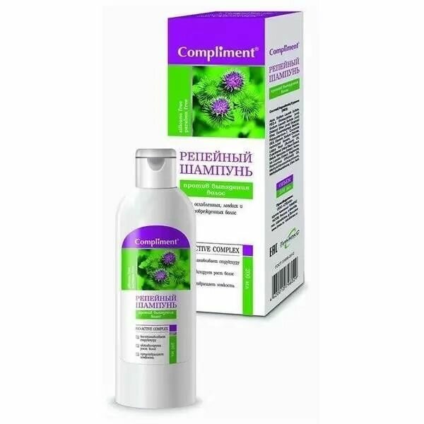 Шампунь COMPLIMENT против, выпадения волос, 200 мл