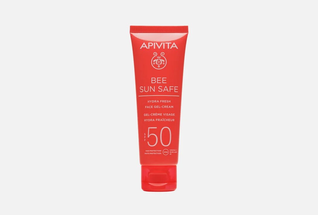 Солнцезащитный увлажняющий гель-крем для лица SPF50 Bee Sun Safe, 50 мл