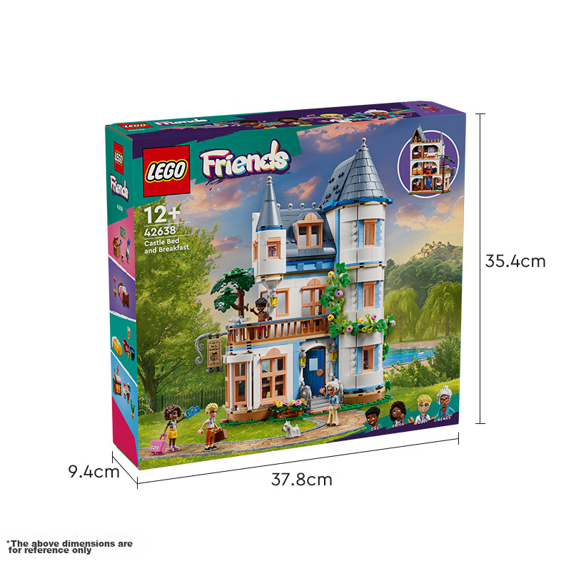 LEGO Friends 42638 Castle Guesthouse, Building Blocks, Girls' Toy, Children's Toy, New Year Gift