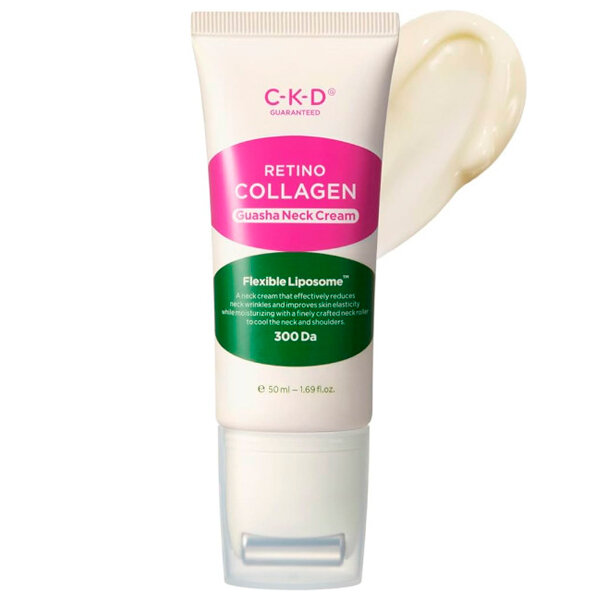 Роликовый крем для массажа шеи с ретиналем CKD Retino Collagen Small Molecule 300 Guasha Neck Cream