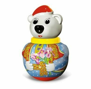 Неваляшка Белый медведь Тема мал. 01738