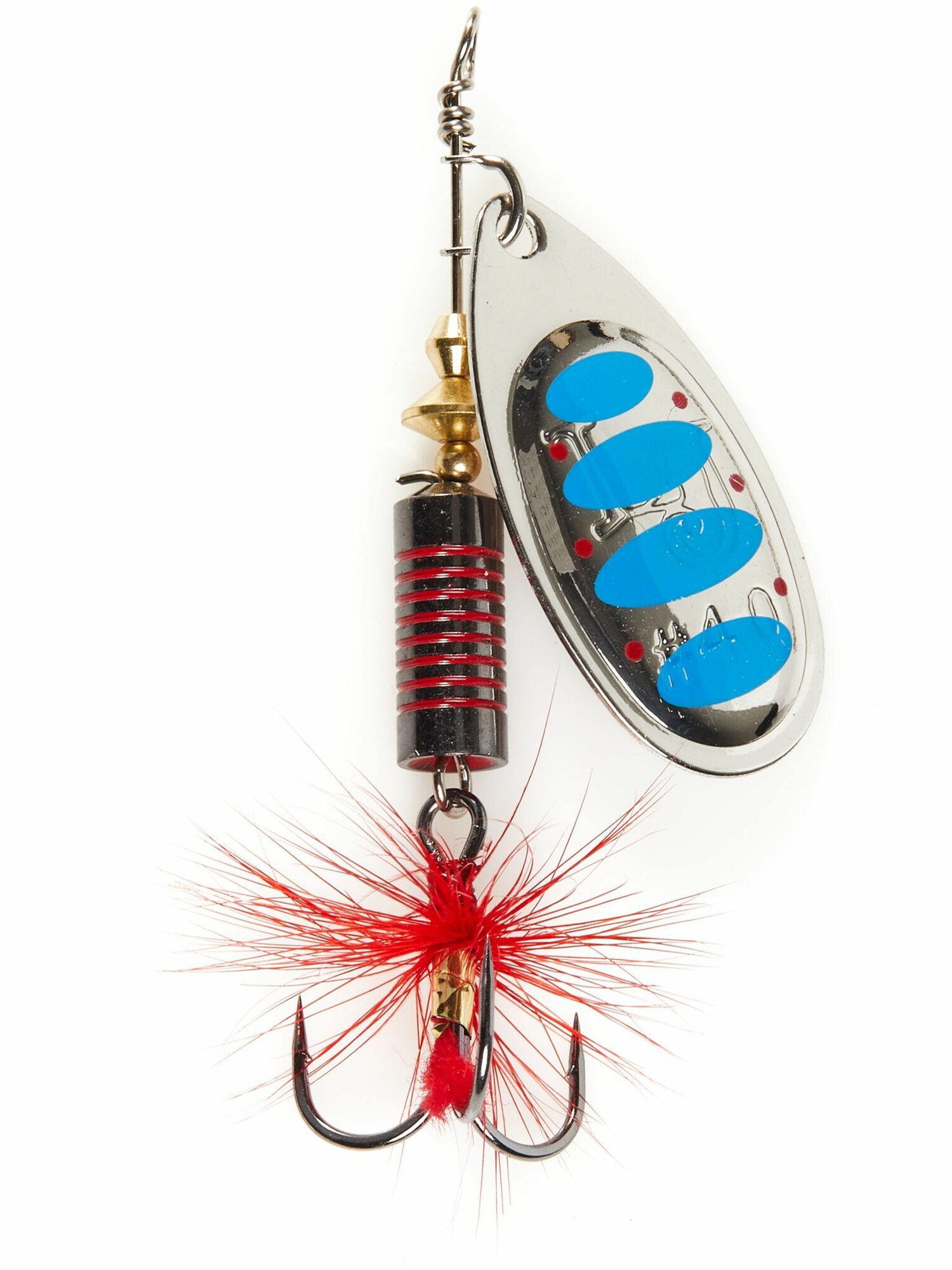 Блесна на щуку вращающаяся (вертушка) Lucky John BONNIE BLADE 4 10.3г 003 в блистере набор приманок для ловли среднего окуня, судака и жереха , снасти рыболовные для зимней и летней рыбалки