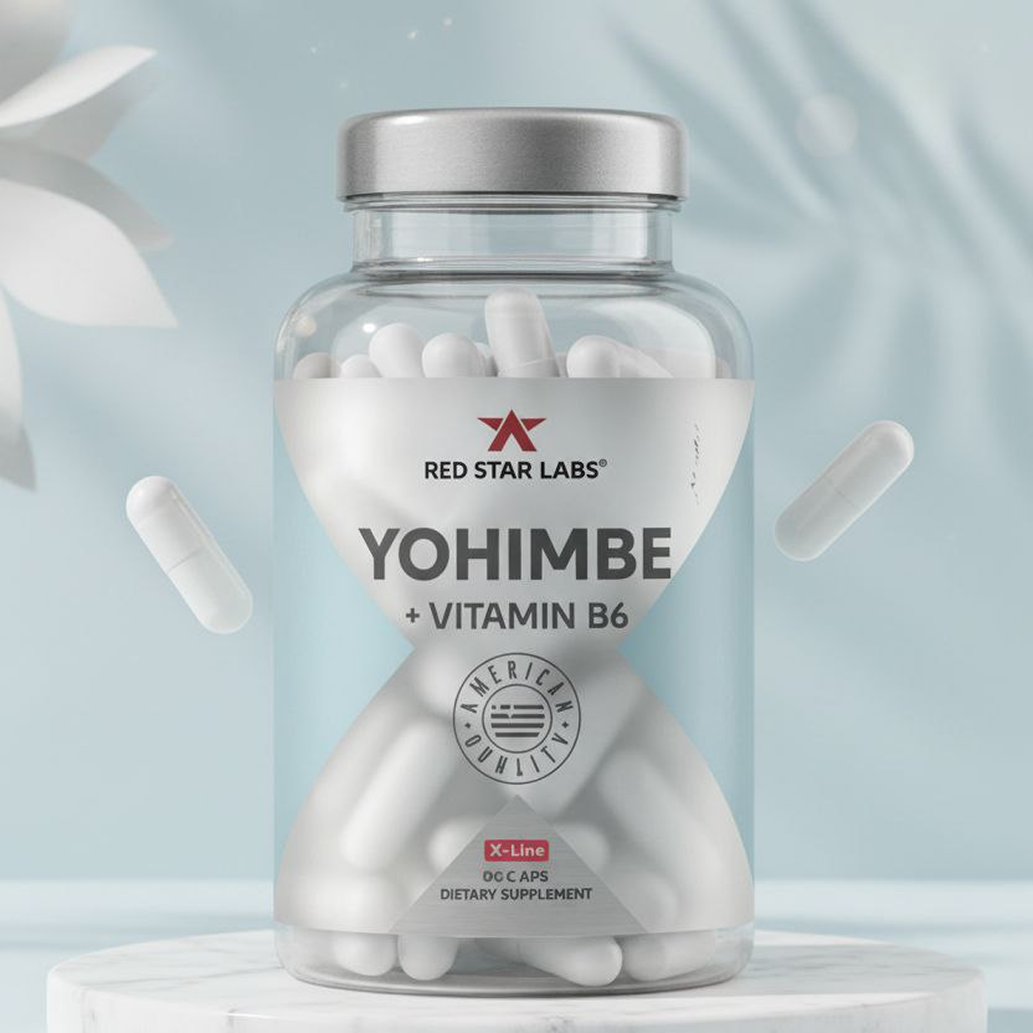 Витамины Red Star Labs Yohimbe + B6, для поднятия потенции, 90 капсул