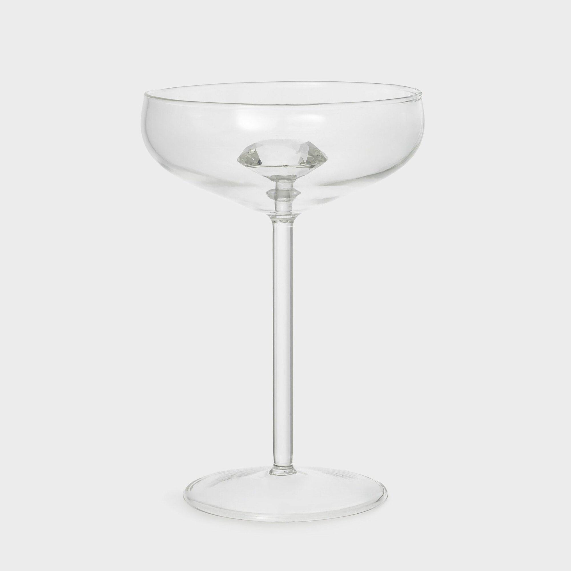 Бокал-креманка для шампанского, 220 мл, стекло Б, Кристалл, Crystal shape