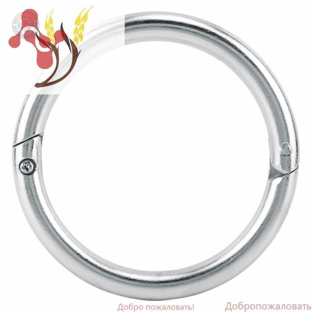 Кольцо для носа быка из нержавеющей стали, автоматическая блокировка, инструмент для фермеров и ветеринаров, гладкая поверхность, простота использования